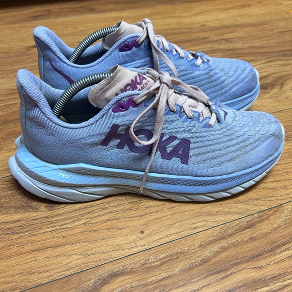 Hoka | Shoes | Hoka Mach 5 127894 Womens Purple Running Shoes Trainers ...